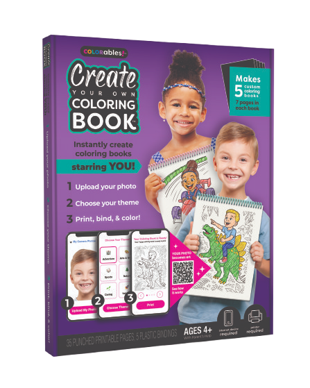 COLORables! Create Your Own Book Kit – Paintable Pictures