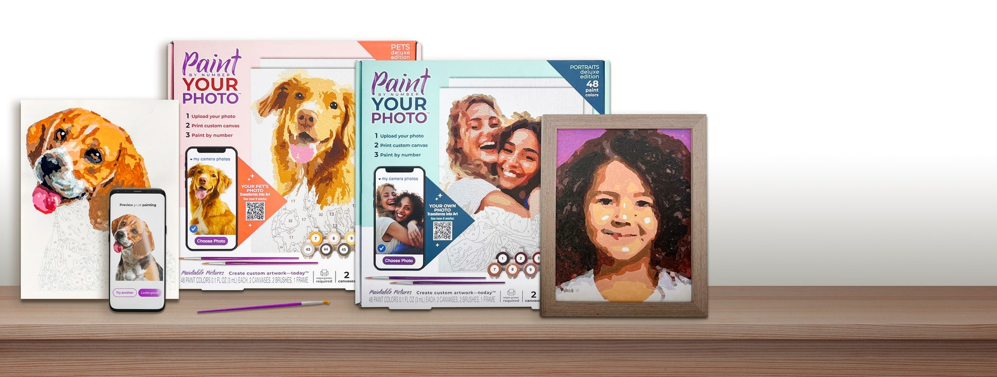 Paintable Pictures: Custom Paint by Number Products