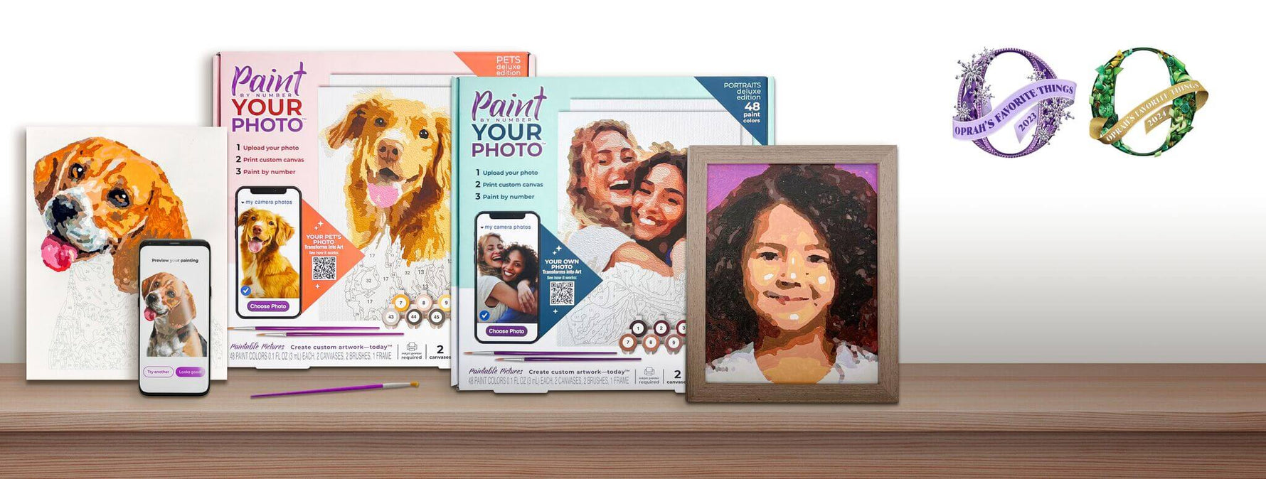Paintable Pictures: Custom Paint by Number Products